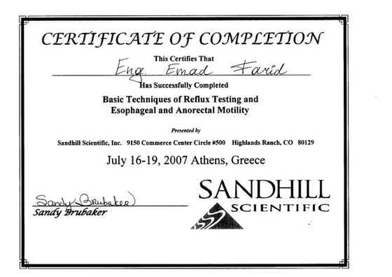 FCRS certificate from MBRC | PPT