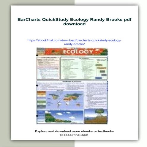 BarCharts QuickStudy Ecology Randy Brooks | PDF