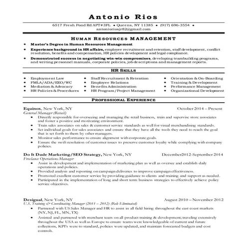 A Rios Resume | PDF