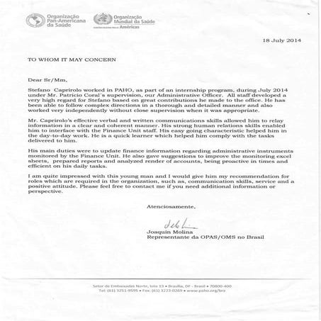 Recommendation letter | PDF