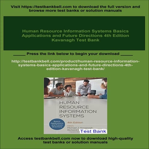 Human Resource Information Systems Basics Applications and Future Directions 4th Edition ...
