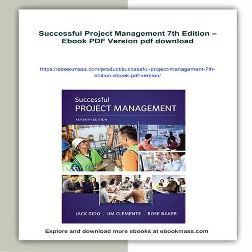 Successful Project Management 7th Edition – Ebook PDF Version | PDF