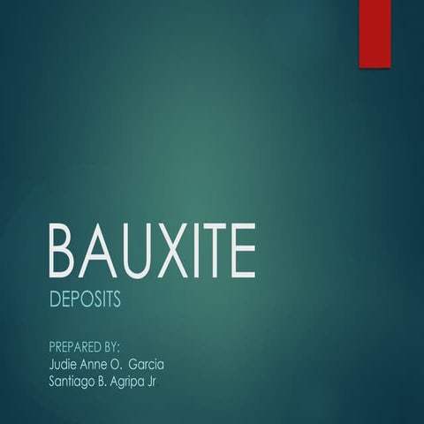 519318319-BAUXITE-DEPOSITS PRESENTATION cours | PPT