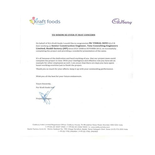 appreciation letter | PDF