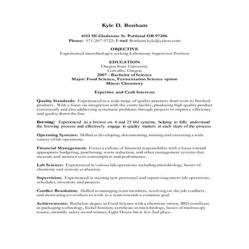 Sample CV - Copy | DOC