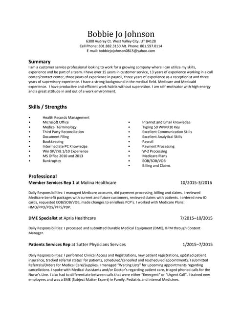 Ann's Resume. | DOCX