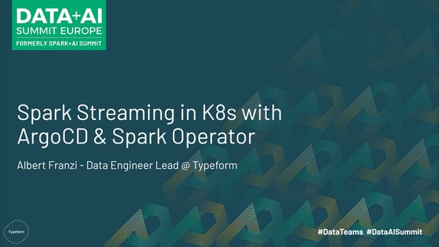 Apache Spark Streaming In K8s With Argocd And Spark Operator Ppt 2989