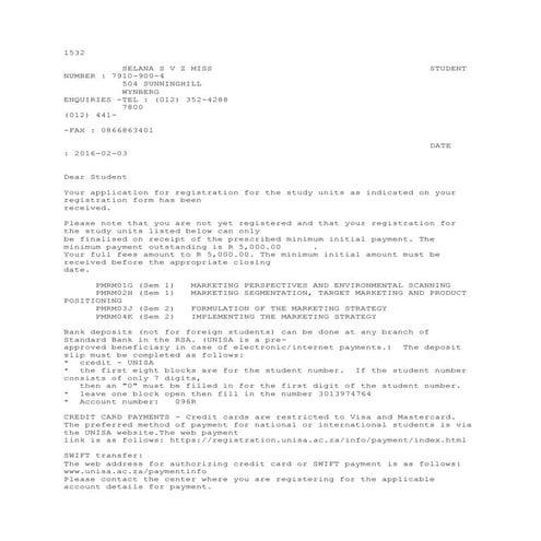 unisa marketing (1) | DOCX