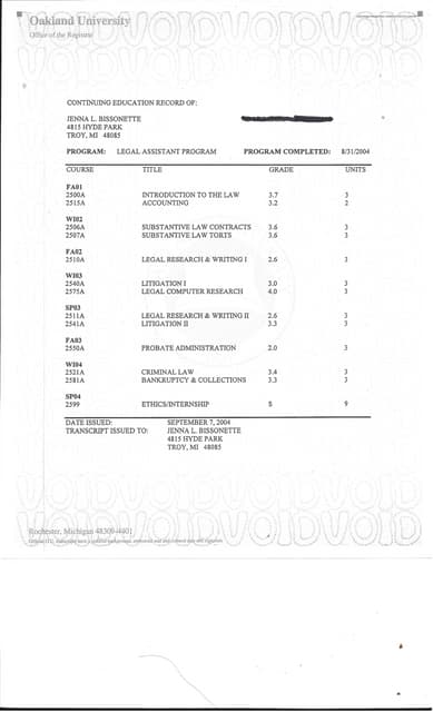 Degrees and Certificates (2) | PDF