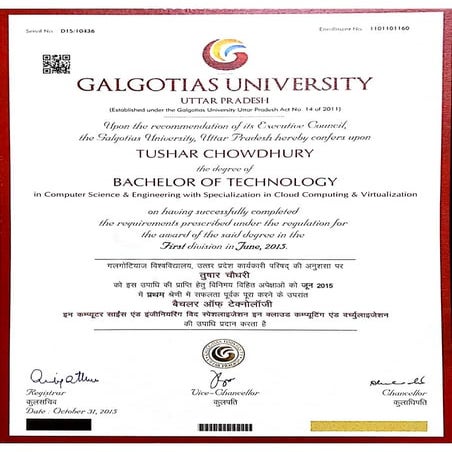 B.Tech CSE Marksheets_10_B. Tech Degree | PDF