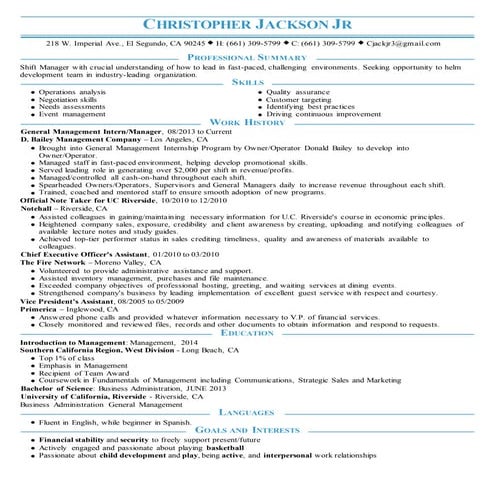 Resume | DOC