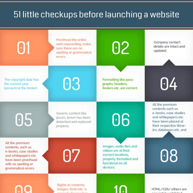 Checkups before launching a website | PDF