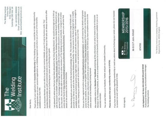 Cristian Matias - IWE-EWE diploma | PDF