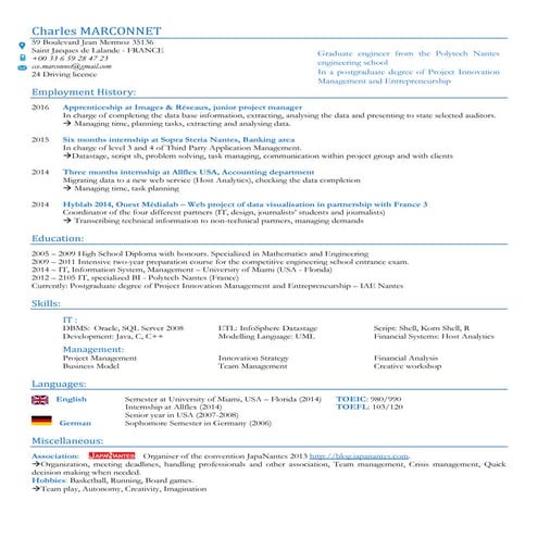 Yacine-CV | PDF