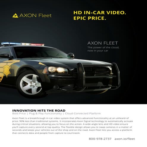 Product Card - Axon Fleet | PDF