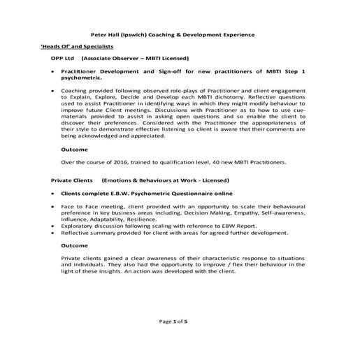 Coaching Summary Document, V 2 | DOCX