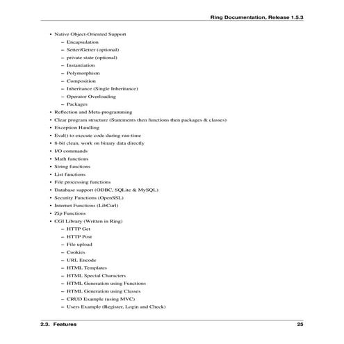 The Ring Programming Language Version 153 Book Part 6 Of 184 Pdf 