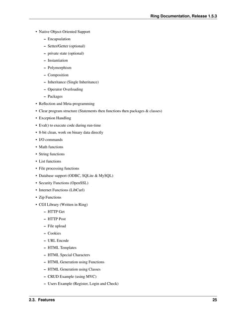 The Ring Programming Language Version 153 Book Part 6 Of 184 Pdf