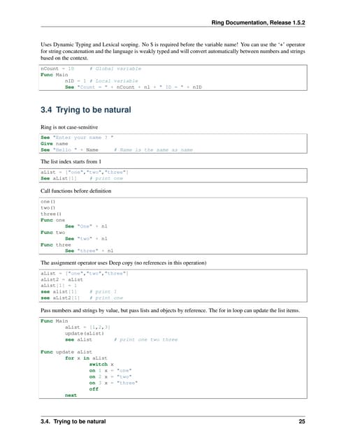 The Ring programming language version 1.3 book - Part 5 of 88 | PDF