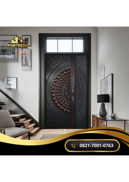 WA 0821 7001 0763 (FORTRESS) Pintu Besi Dua Daun Minimalis di Surabaya | PDF