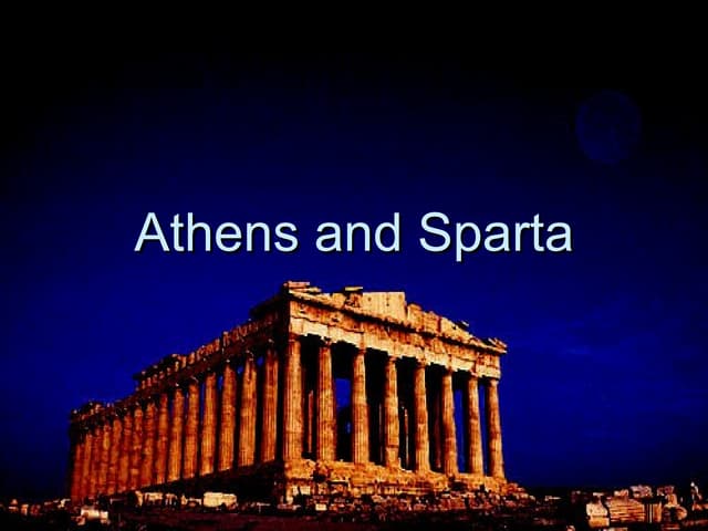 Sparta v Athens