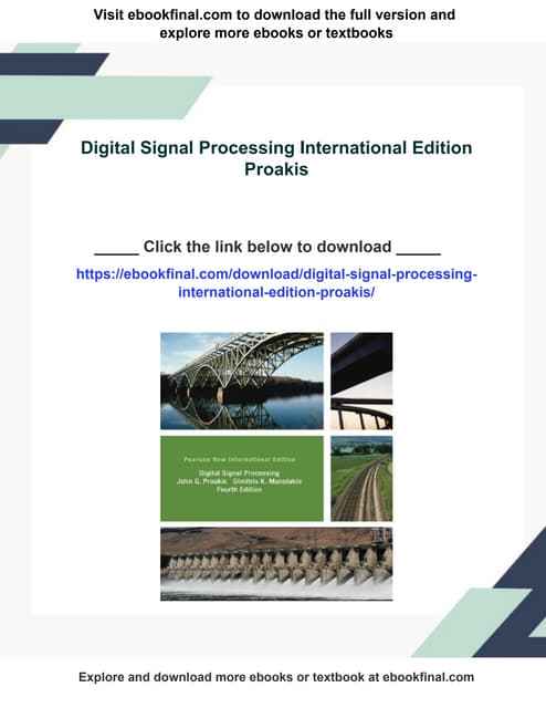 DIGITAL SIGNAL PROCESSING | PPTX