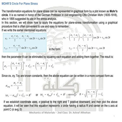 Mohr diagram | PDF