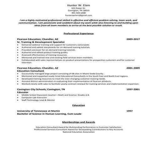 Hunter W Elam 012017 | PDF