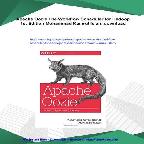 Apache Oozie The Workflow Scheduler for Hadoop 1st Edition Mohammad Kamrul Islam | PDF