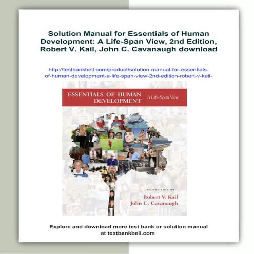Solution Manual for Essentials of Human Development: A Life-Span View ...