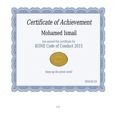 Kone- Code of Conduct | PPT