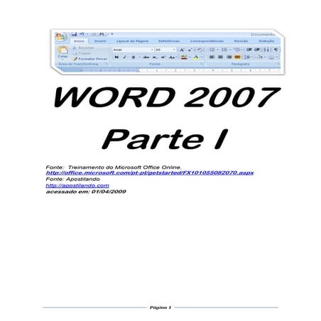 Apostila do Word 2007 | PDF