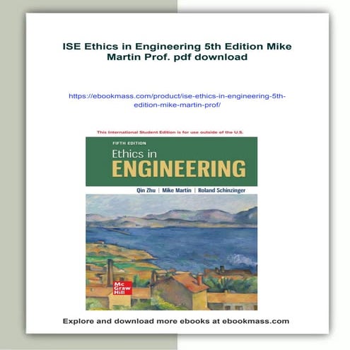 ISE Ethics in Engineering 5th Edition Mike Martin Prof. | PDF