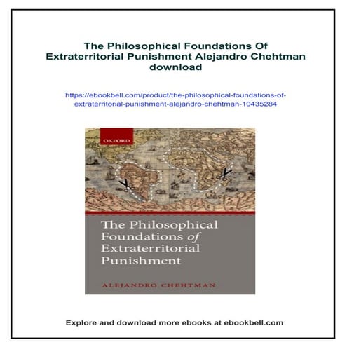 The Philosophical Foundations Of Extraterritorial Punishment Alejandro ...