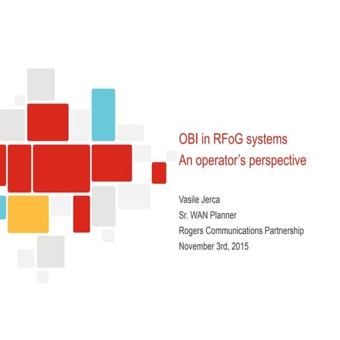 OBI in RFoG systems public | PPSX