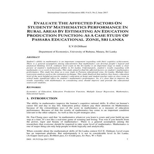 Final quantitative research paper | DOCX