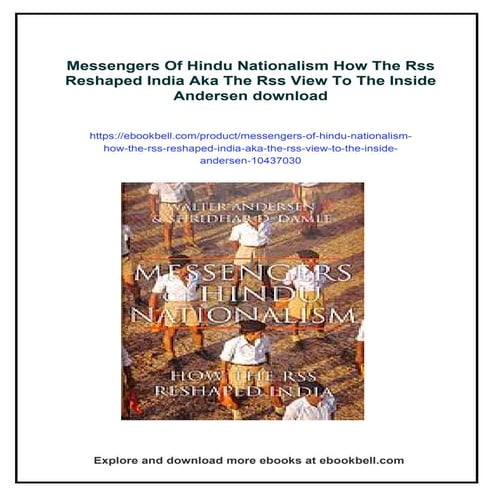 Messengers Of Hindu Nationalism How The Rss Reshaped India Aka The Rss ...