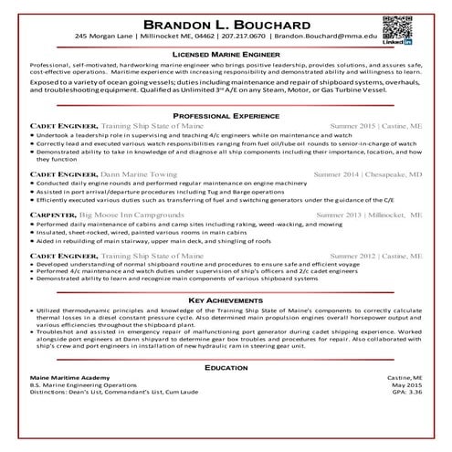 Brandon Bouchard - Resume | DOCX