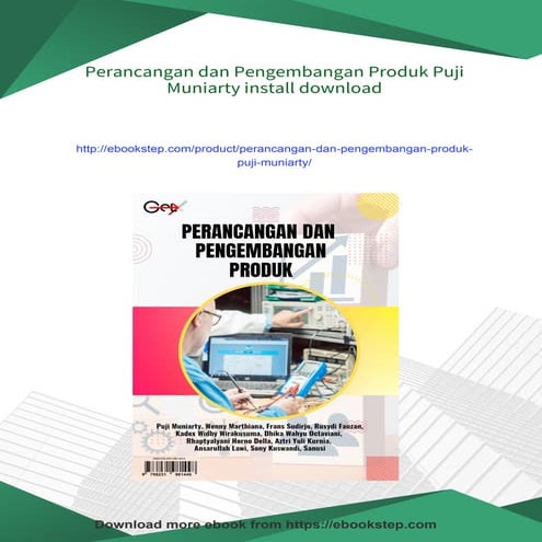 Perancangan dan Pengembangan Produk Puji Muniarty | PDF