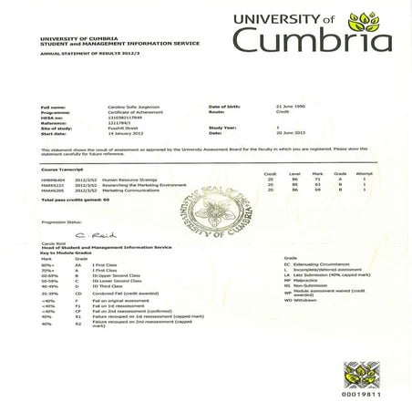 Transcript (Cumbria) | PDF