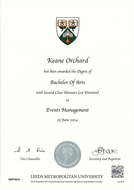 APC Certificate | PDF