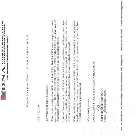 DNA Certification | PDF