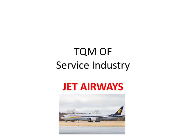 Aviation industry strategic management-jet airways | PPTX