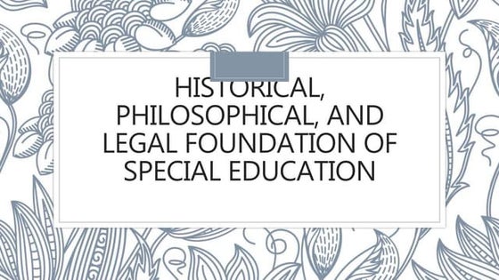 Inclusive education system in Sped Philippine Setting | PPTX