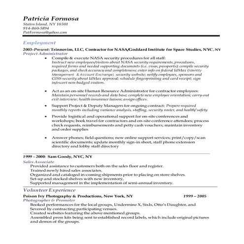 Patricia Formosa presentations