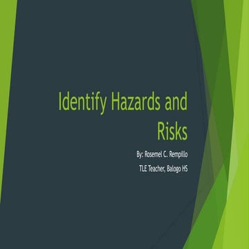 Basic concept of hazard | PPTX