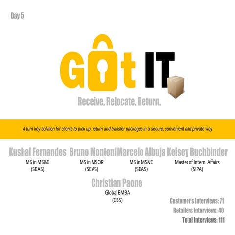 Got It Columbia 2015 | PPT