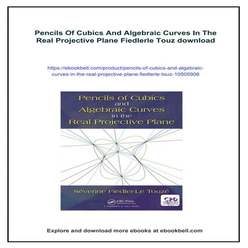 Pencils Of Cubics And Algebraic Curves In The Real Projective Plane ...