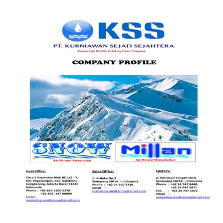 Company Profile - PT KSS | PDF