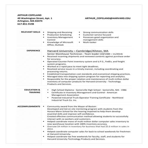 ARTHURCOPELAND_RESUME | PDF